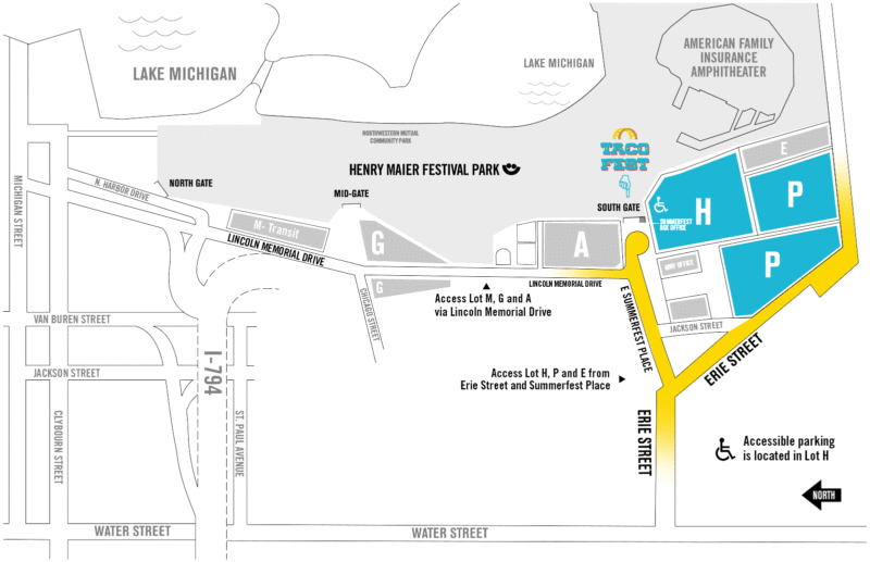 Parking & transit – Milwaukee Taco Fest